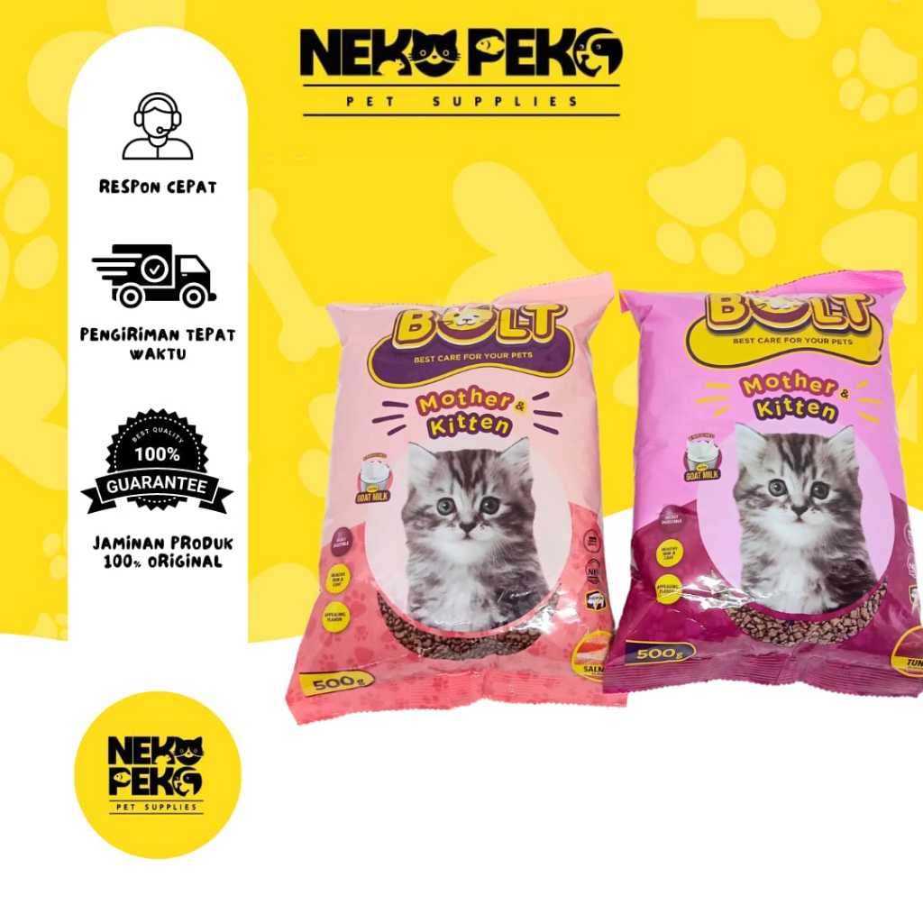 Jual BOLT MOTHER & KITTEN Goat Milk kemasan 500 Gr / Makanan Anak ...