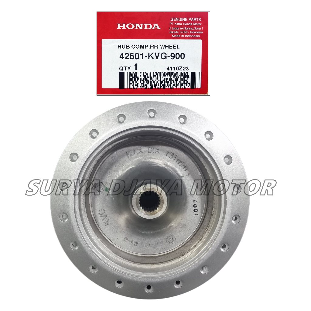 Jual TROMOL TROMBOL BLK BELAKANG VARIO HONDA BEAT SCOOPY ORIGINAL AHM ...