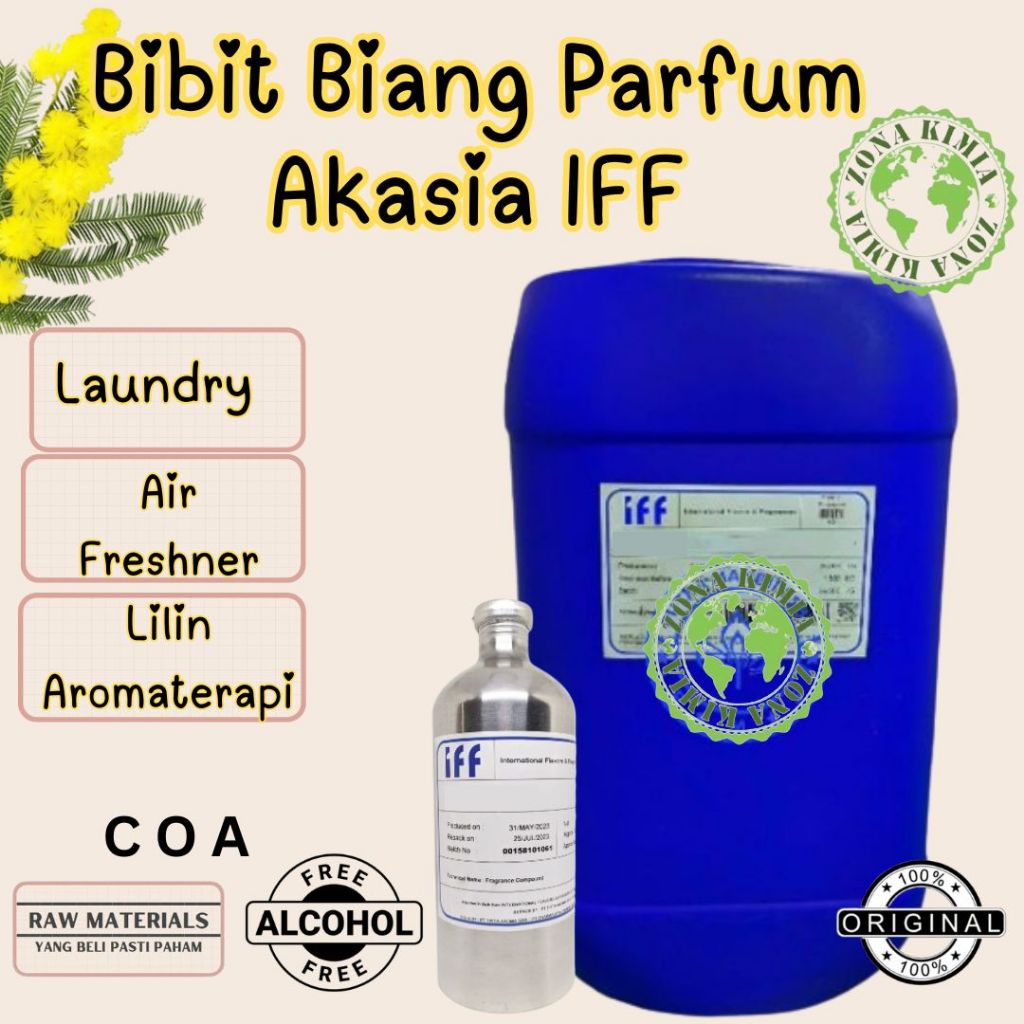 Jual Biang Parfum Laundry Akasia IFF 1 Liter / Fragrance Oil AKASIA IFF ...