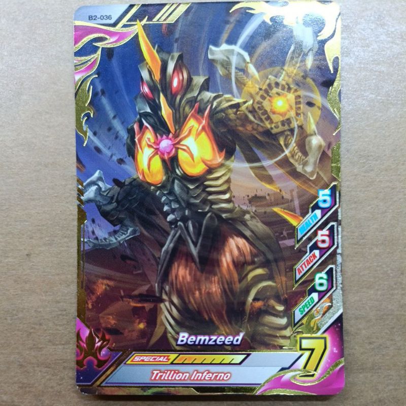 Jual Kartu Bemzeed B2-036 - Ultraman Fusion Fight R/B Ver.02 Rarity R ...
