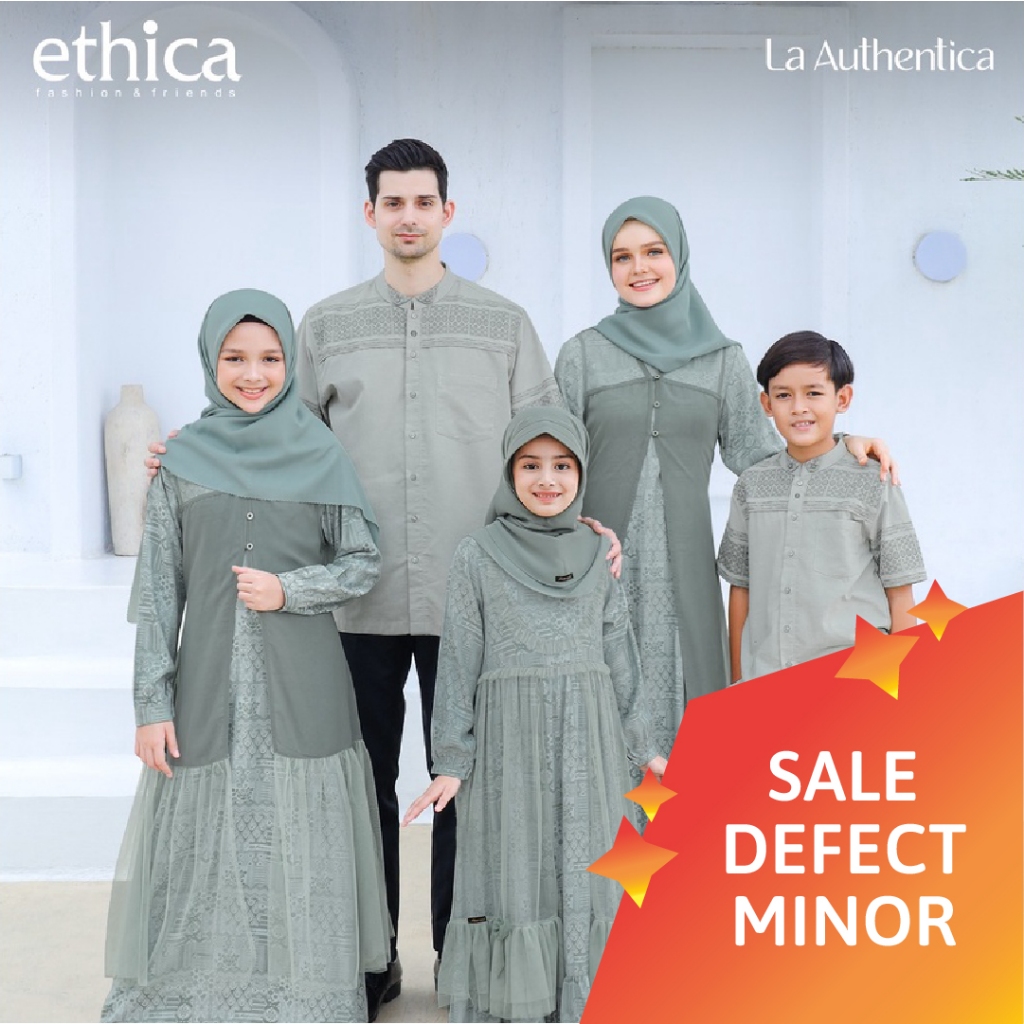 Jual [BACA DESKRIPSI] Ethica Sarimbit keluarga Elfa 283 Sage Green GRADE B | Shopee Indonesia