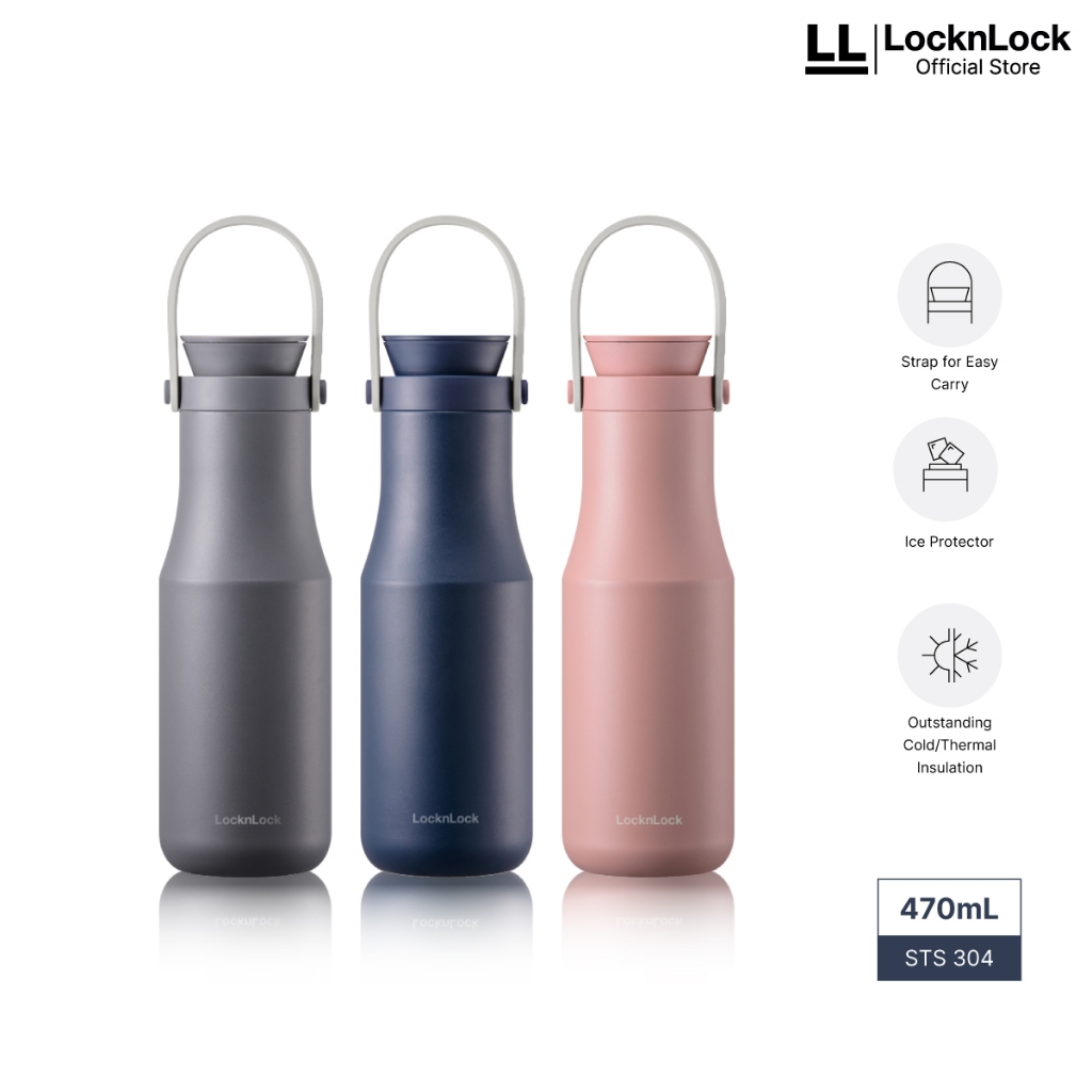 Jual LocknLock Metro Double Tumbler 470ml - LHC4202 | Shopee Indonesia