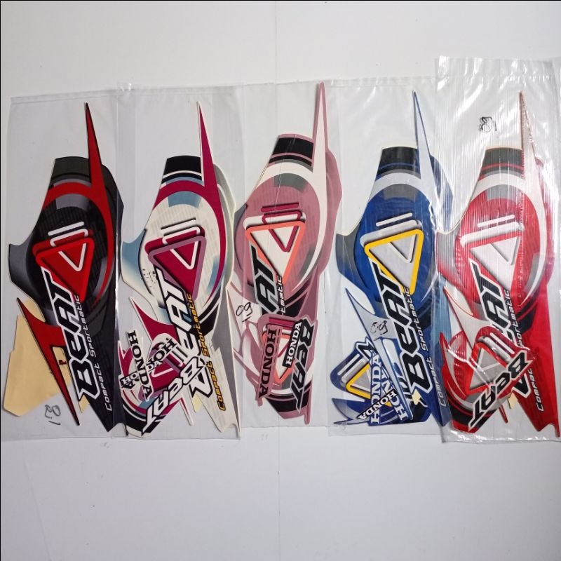 Jual STIKER STICKER STRIPING HONDA BEAT KARBU 2009 LIST BODY MOTOR BEAT ...