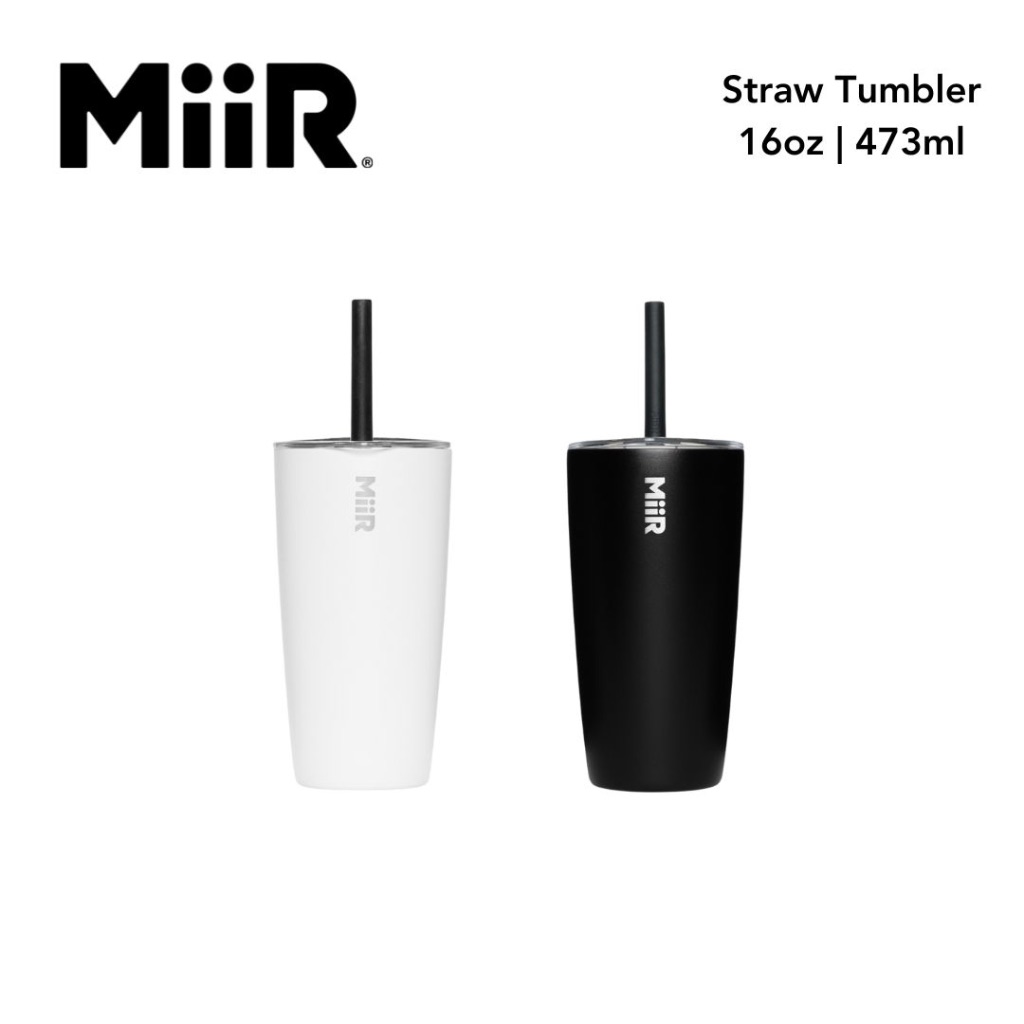 Jual MiiR Straw Tumbler 473ml / 16oz | Termos Air | Shopee Indonesia
