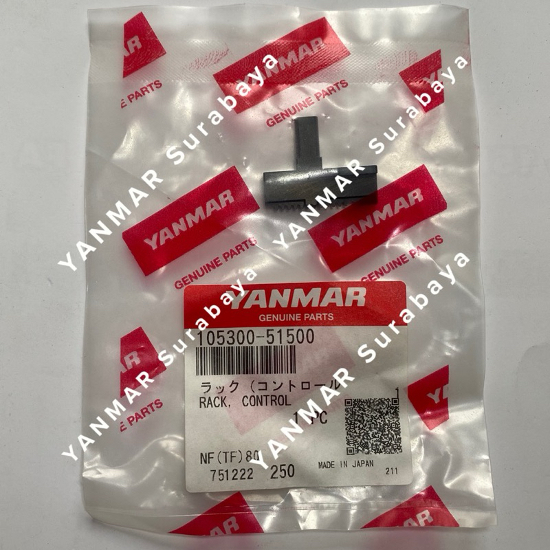 Jual Rack Control / Sisir bospom Yanmar TF75-115 105300-51500 Original | Shopee Indonesia