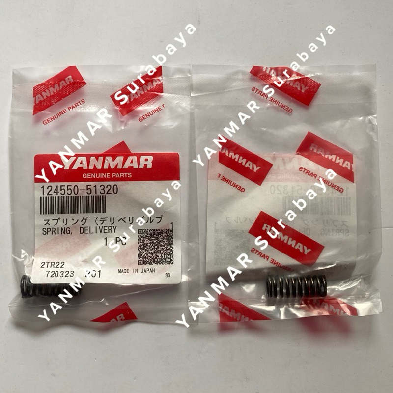 Jual Spring Delivery Valve Yanmar TF85/75 TF105/115 124550-51320 ...