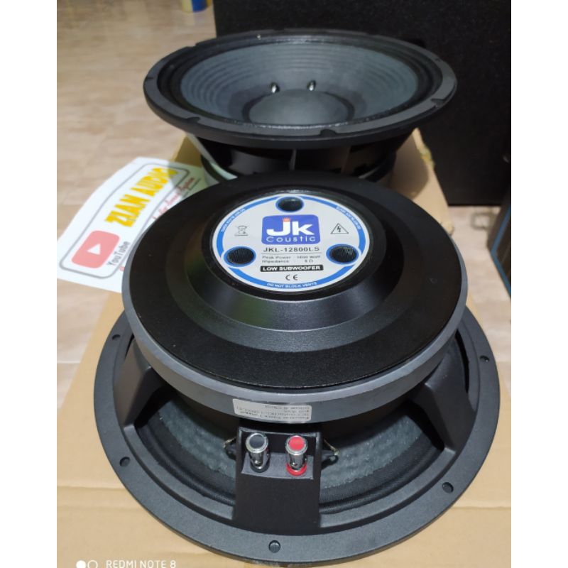 Jual Speaker 12inchi JK-Coustic JKL-12800LS Original voice coil 4 ...