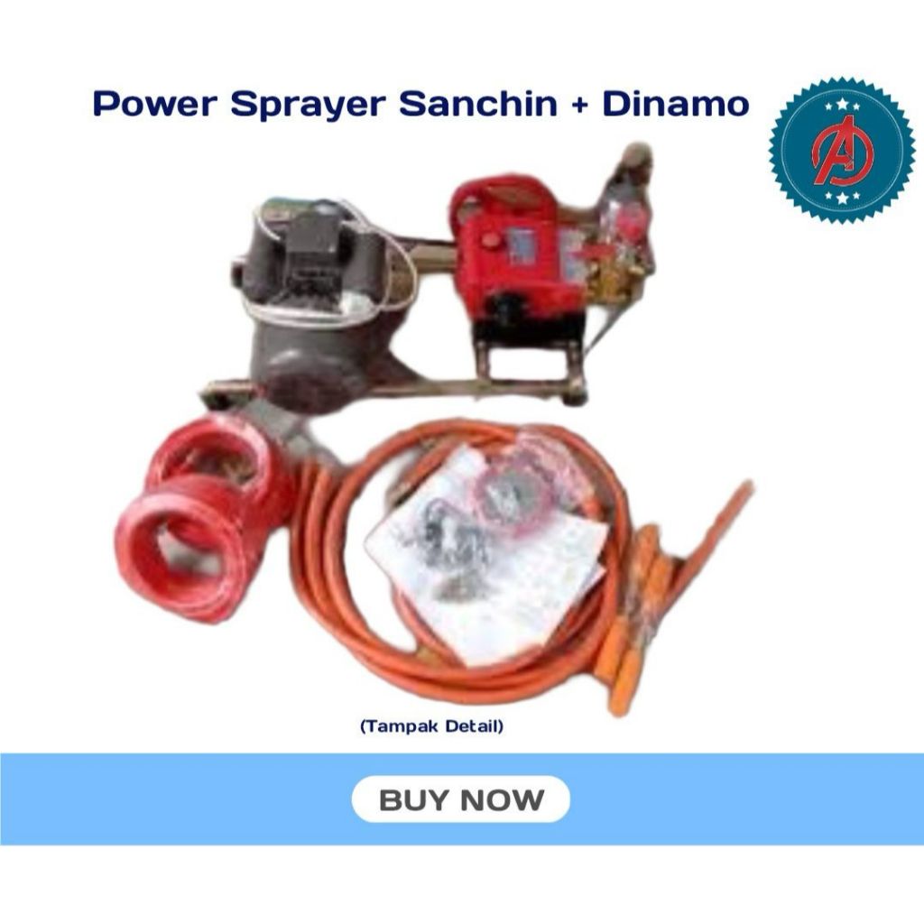 Jual Power Sprayer Sanchin SCN30 + Dinamo 3HP 3 Phase/ Mesin Steam Sanchin | Shopee Indonesia