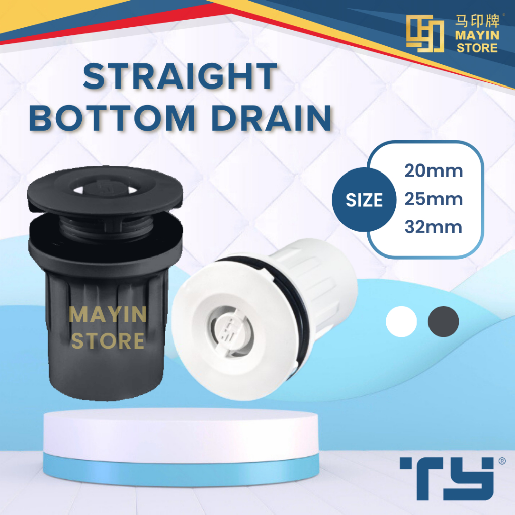 Jual TY K35 Straight Bottom Drain Drainage Pipa Pipe U-PVC Filter ...