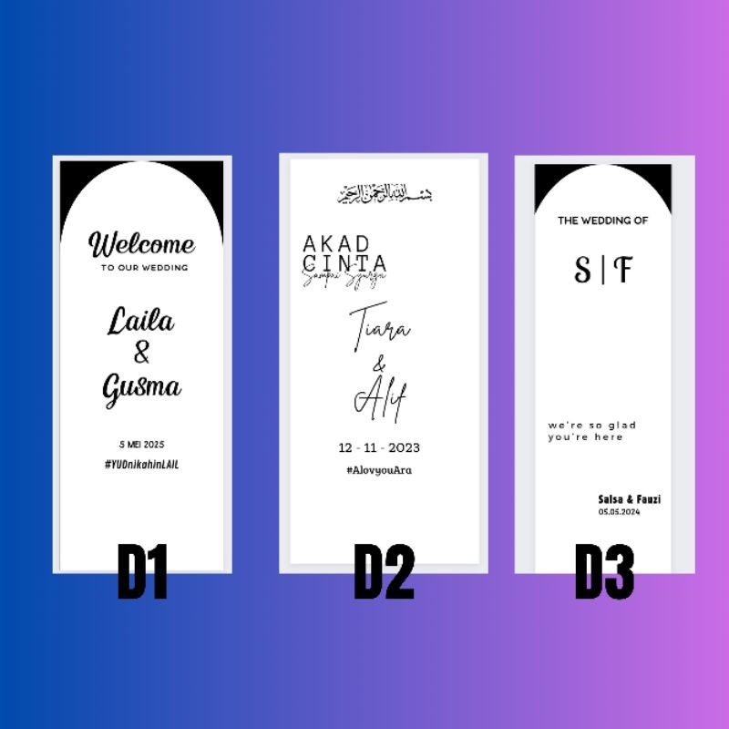 Jual STICKER MIRROR WEDDING SIGN CUSTOM | KACA NIKAH | Shopee Indonesia