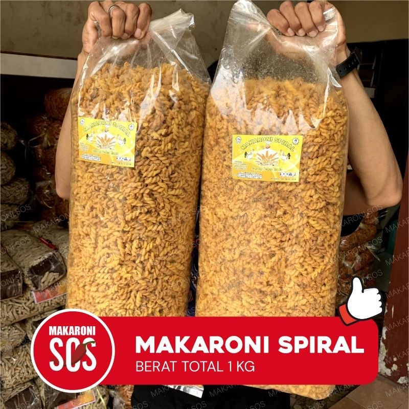 Jual Makaroni SOS - Makaroni Spiral Jagung Bakar 1Kg | Shopee Indonesia