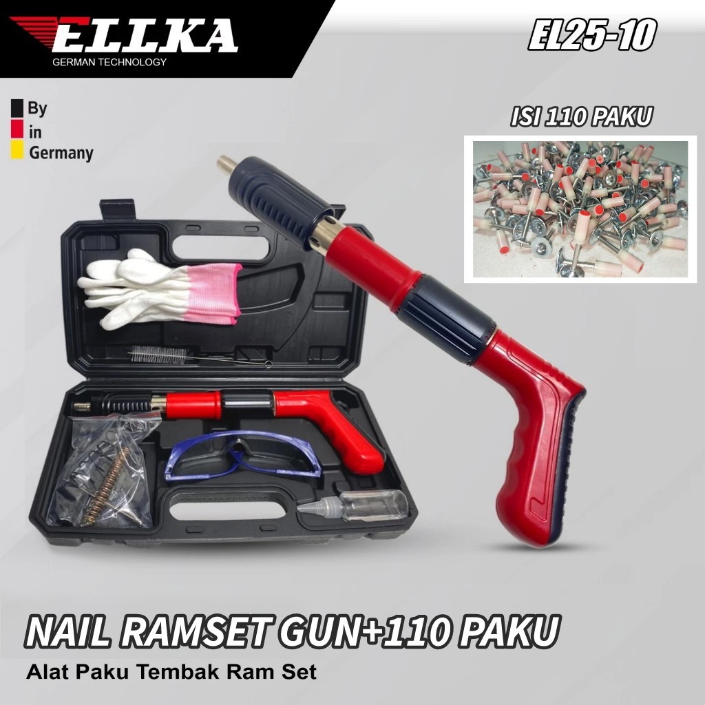Jual (ISI 110 PAKU) Alat paku tembak beton / Nail gun / nails guns ...