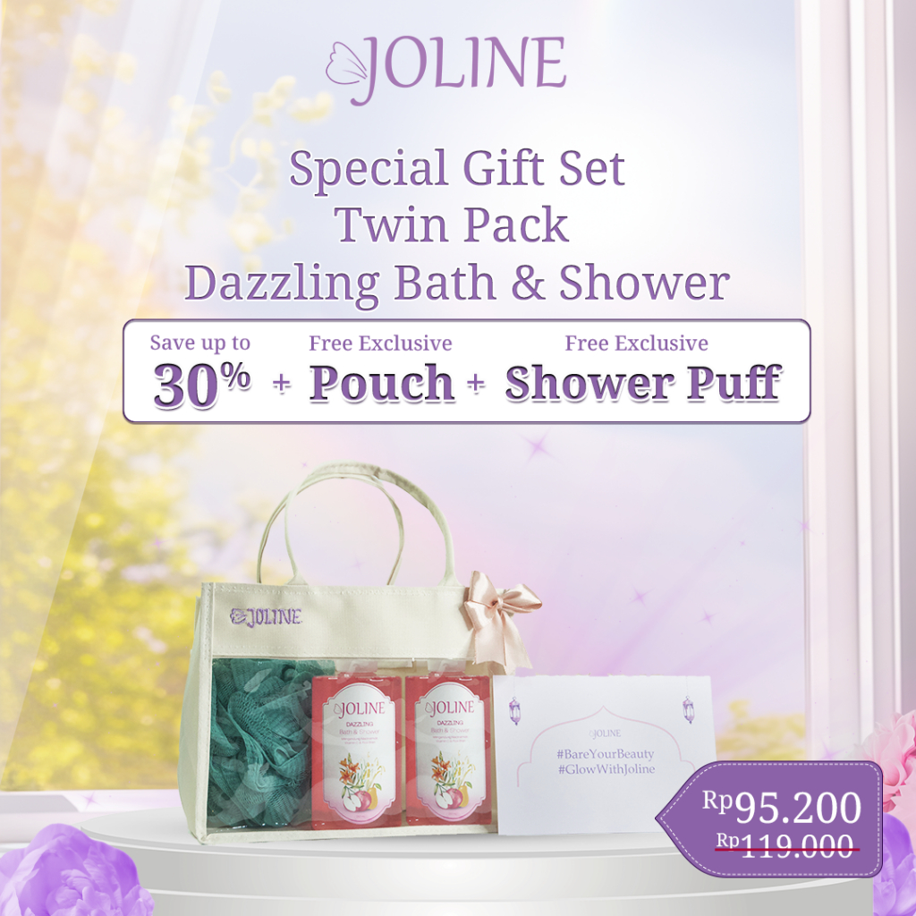 Jual Special Gift Set JOLINE TWIN PACK Dazzling Bath & Shower Hampers ...