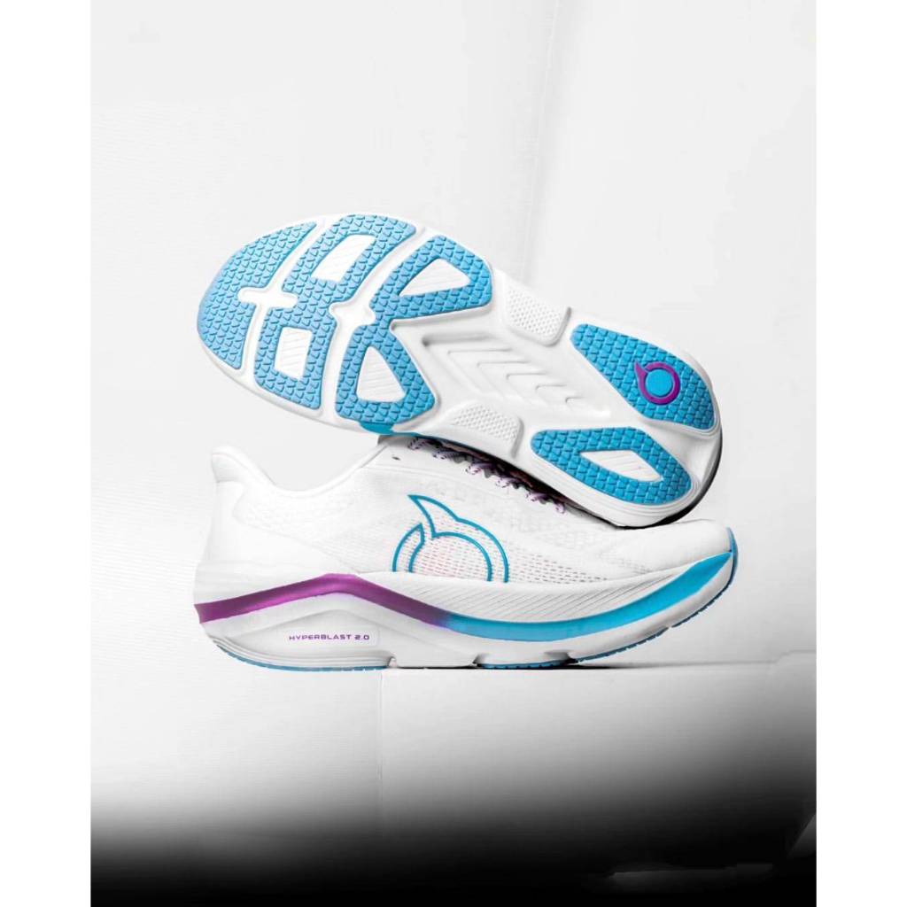 Jual Ortuseight hyperblast 2.0 white cyan sepatu running ortuseight ...