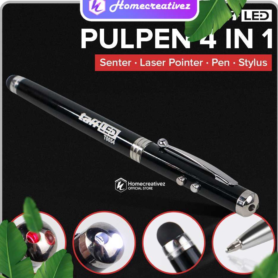 Jual TaffLED Pulpen 4 in 1 Senter Laser Pointer Pen dan Stylus T54 ...
