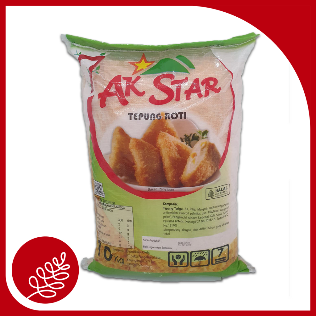 Jual Tepung Panir Tepung Roti Ak Star Breadcrumb Mix 10kg / Makanan ...