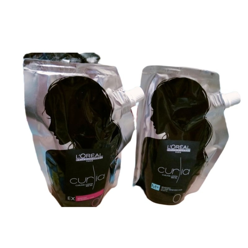 Jual Loreal Curlia Obat Keriting Rambut Curling Lotion 400ml | Shopee ...