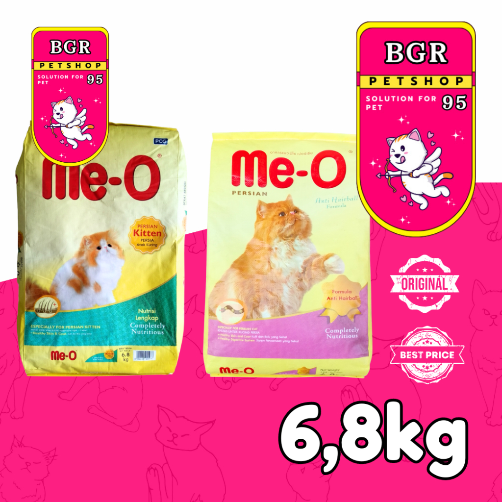 Jual MEO persian 6.8kg adult & kitten makanan kucing persia MEO ...