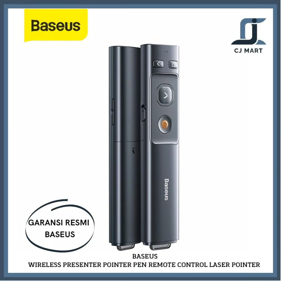 Jual Baseus Wireless Presenter Pointer pen Remote Control Laser Pointer ...