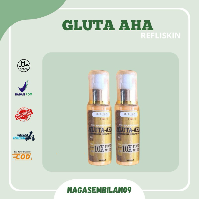 Jual GLUTA AHA LGLOW / BODY SERUM FORTE REFLISKIN | Shopee Indonesia