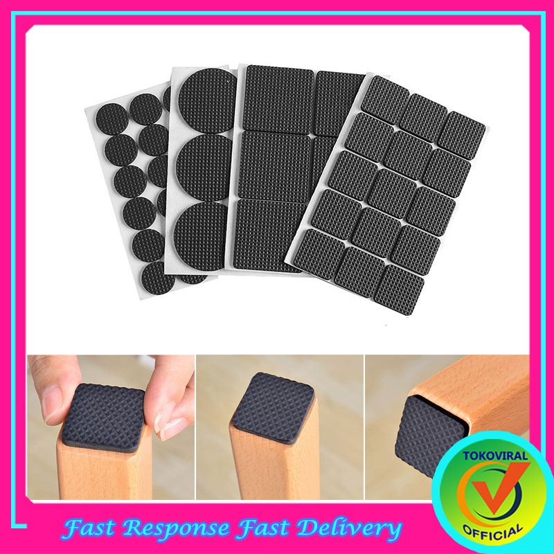 Jual Bantalan Karet Alas Kaki Meja Kursi Furniture / Rubber Pads ...
