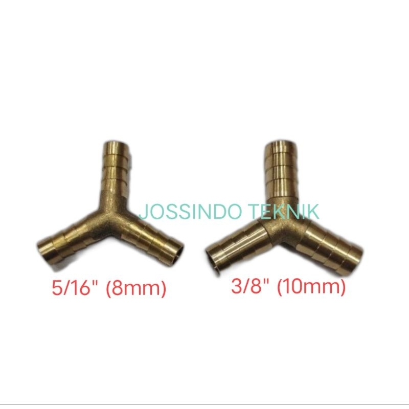Jual Sambungan selang Y Kuningan / Nepel cabang Y kuningan | Shopee ...