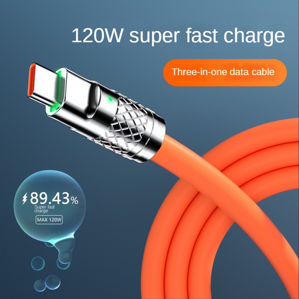Jual Kabel 6A 120W Fast Charging Super Charger usb Micro / Type C ...