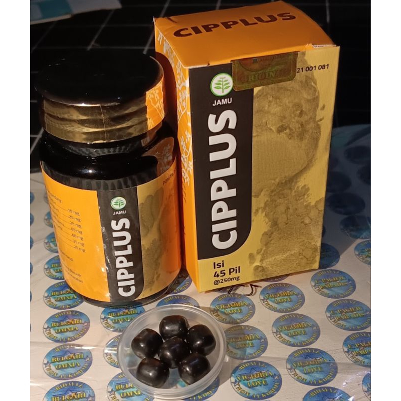 Jual CIPPLUS Original 1 Butir Pil Hitam untuk Herbal Rematik, Nyeri ...