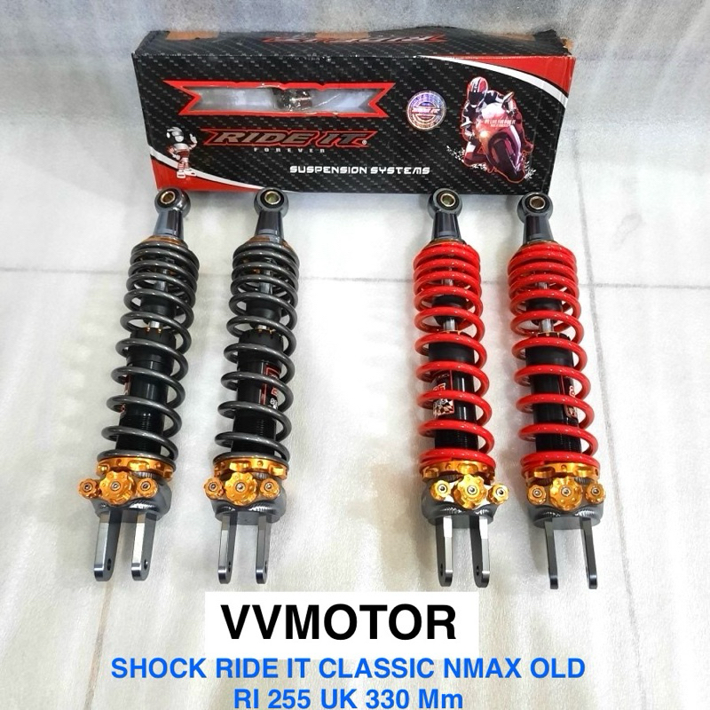 Jual SHOCK BELAKANG NMAX LAMA / NMAX OLD RIDE IT TIPE RI 255 UK 330 Mm ...