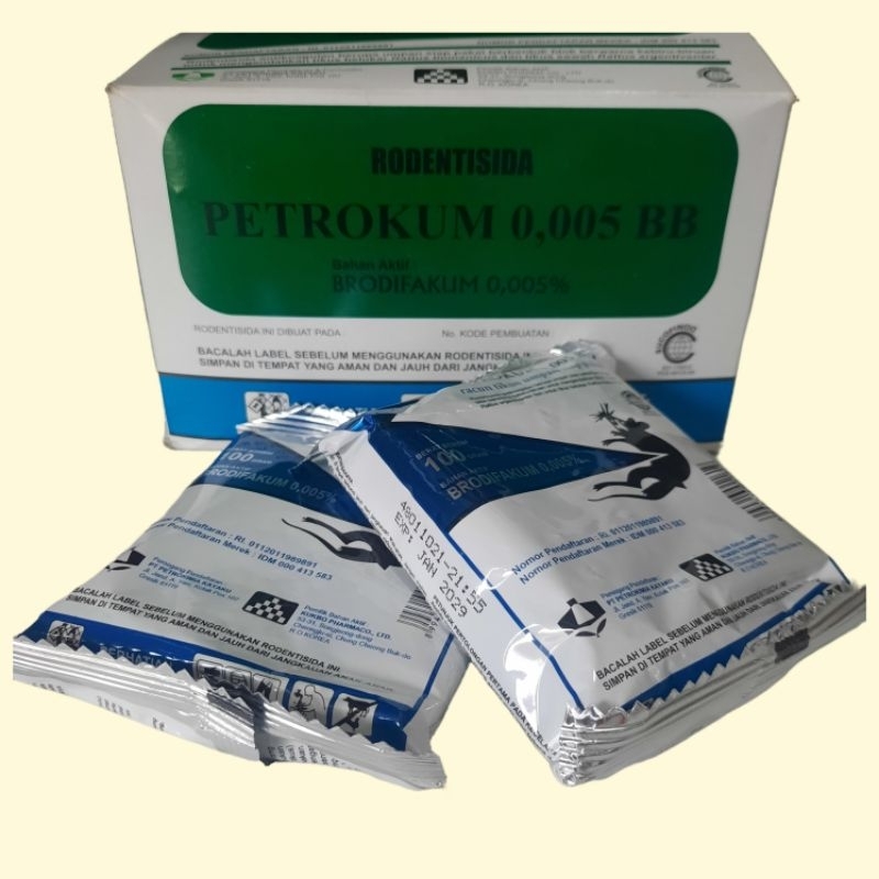 Jual RACUN TIKUS PETROKUM 0,005 BB UMPAN PEMBASMI HAMA TIKUS CURUT ...