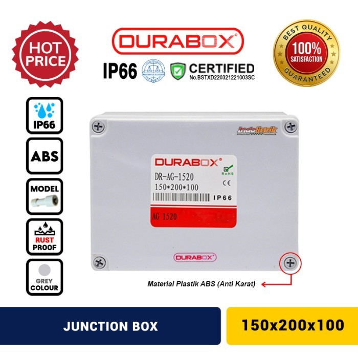 Jual Durabox Junction Box 150x200x100 ABS | Shopee Indonesia