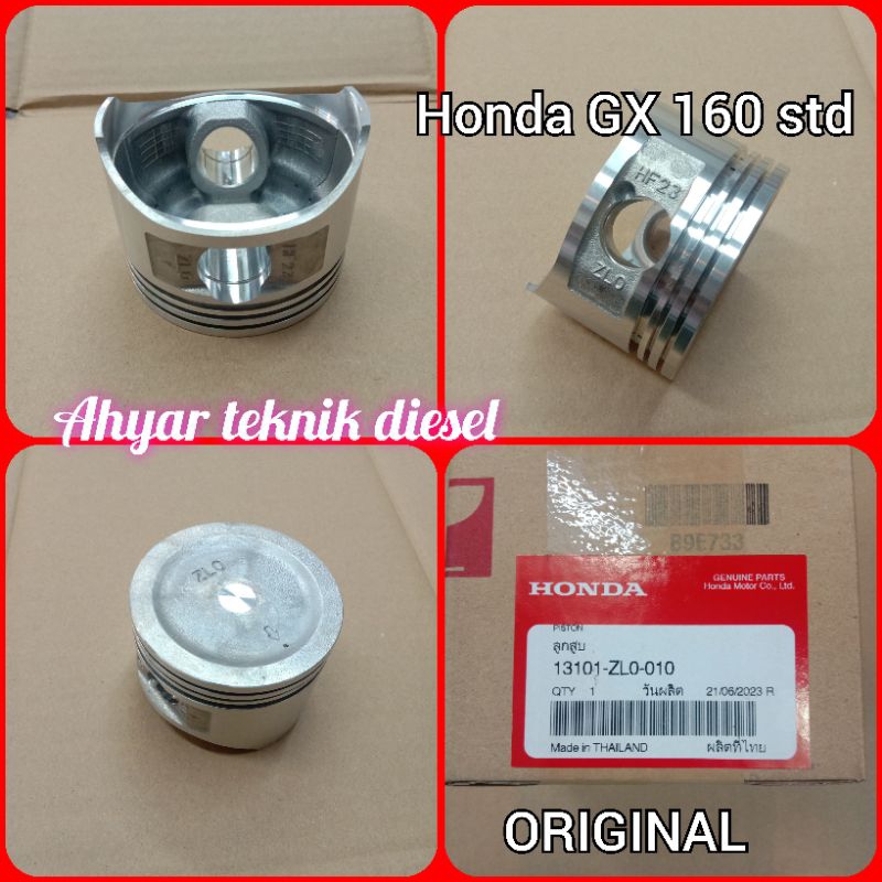Jual PISTON STD HONDA GX 160 ORIGINAL / SEHER STD HONDA GX 160 ASLI | Shopee Indonesia