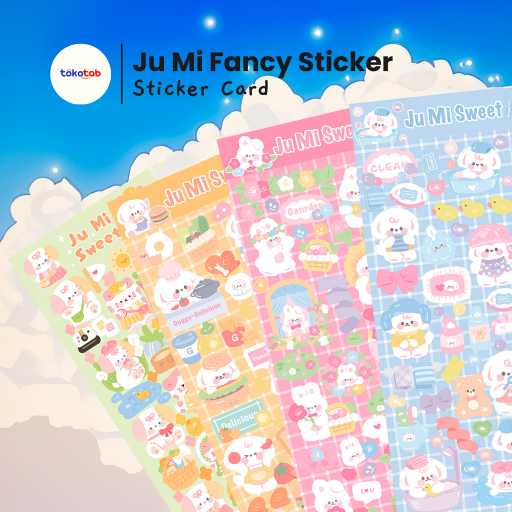 Jual Tokotab - Stiker Kartu Ju Mi Coisini Cute Sticker Korea Jurnal ...