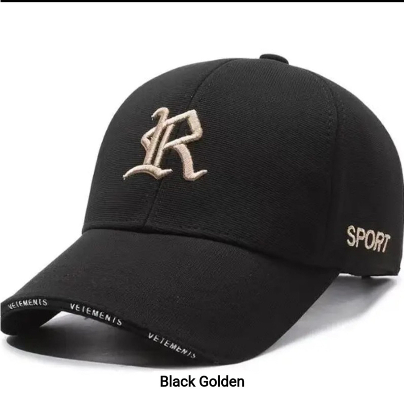 Jual Topi Import Huruf R Sport New Baseball Fashion Unisex | Shopee ...