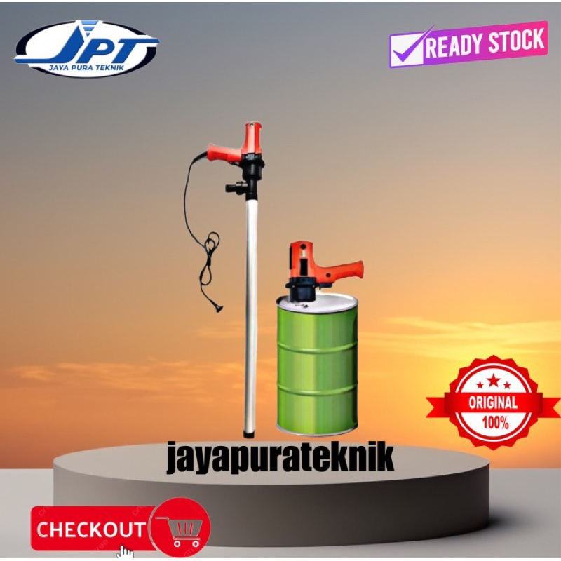 Jual Drum Pump SS-304 DDP 380 SS Pompa Drum DC 12V - 25 mm | Shopee ...