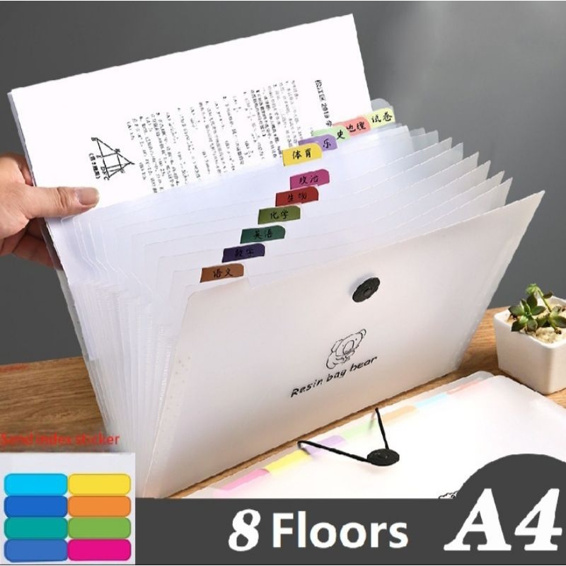 Jual Expanding File Organizer A4 8 Sekat | Shopee Indonesia
