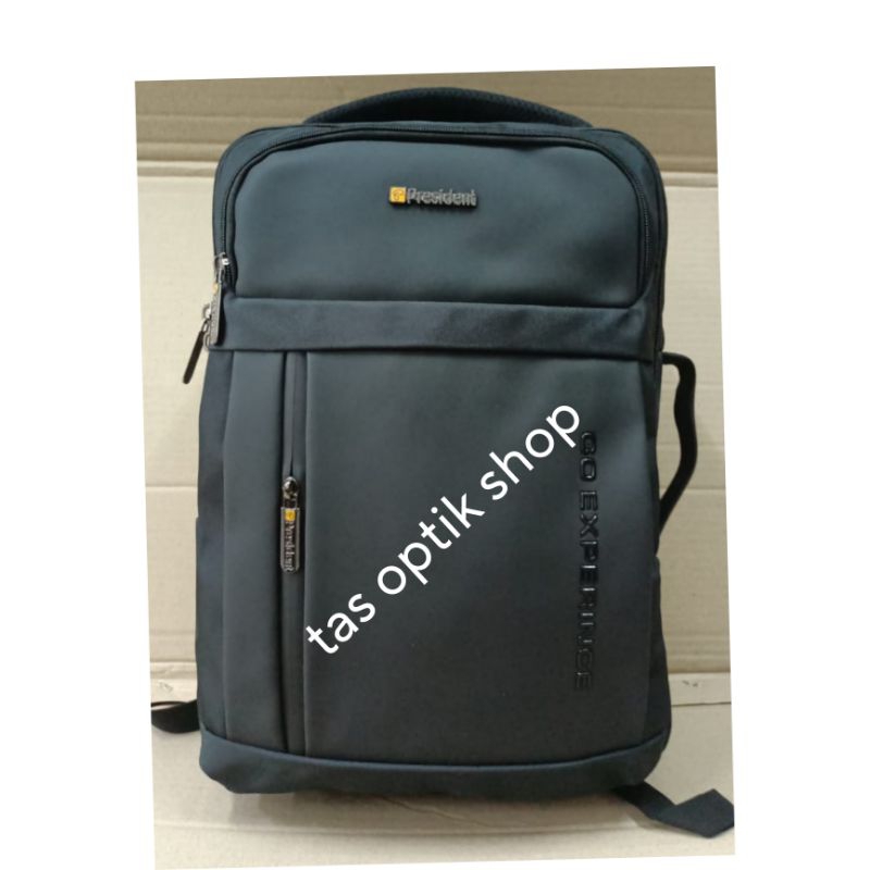 Jual tas ransel president 3047-26 hitam | Shopee Indonesia