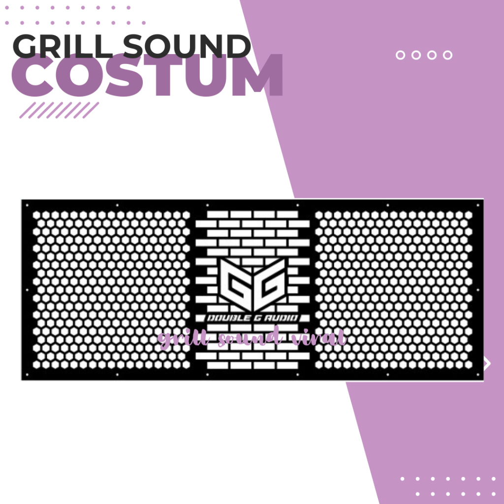 Jual PUSAT GRILL VIRAL Grill Sound Midle Box Lubang Bahan Plat Besi ...