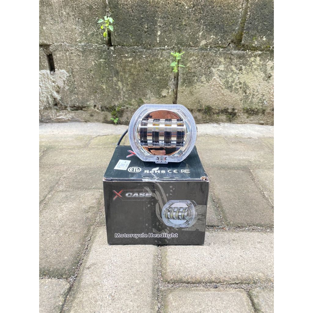 Jual LAMPU BILED DAYMAKER LAMPU DEVIL JAUH BI LED HEADLIGHT MODE 3 ...