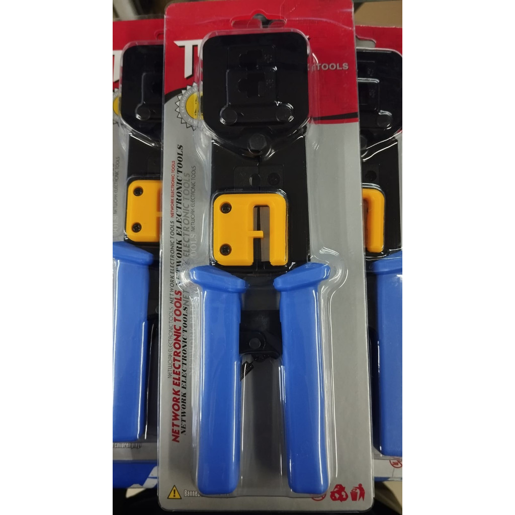 Jual TANG KRIMPING RJ45 EZ ANTI GAGAL CAT5E CAT6 CRIMPING TOOL PASS ...