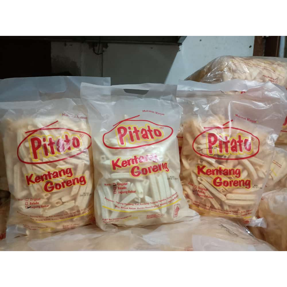 Jual SNACK PITATO KENTANG 250gr (KIRIM INSTAN MAX 12PCS) | Shopee Indonesia