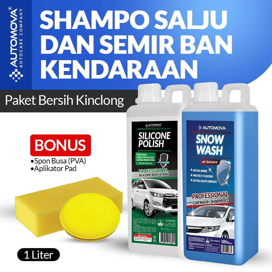 Jual AUTOMOVA - Semir Ban Pengkilap Motor Semir Ban Shampo Mobil Snow ...