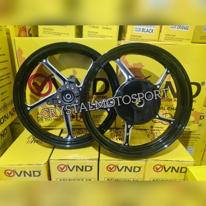 Jual velg vnd ak 55 Aerox 185x14 &215x 14 aerox new/ aerox 255 | Shopee Indonesia