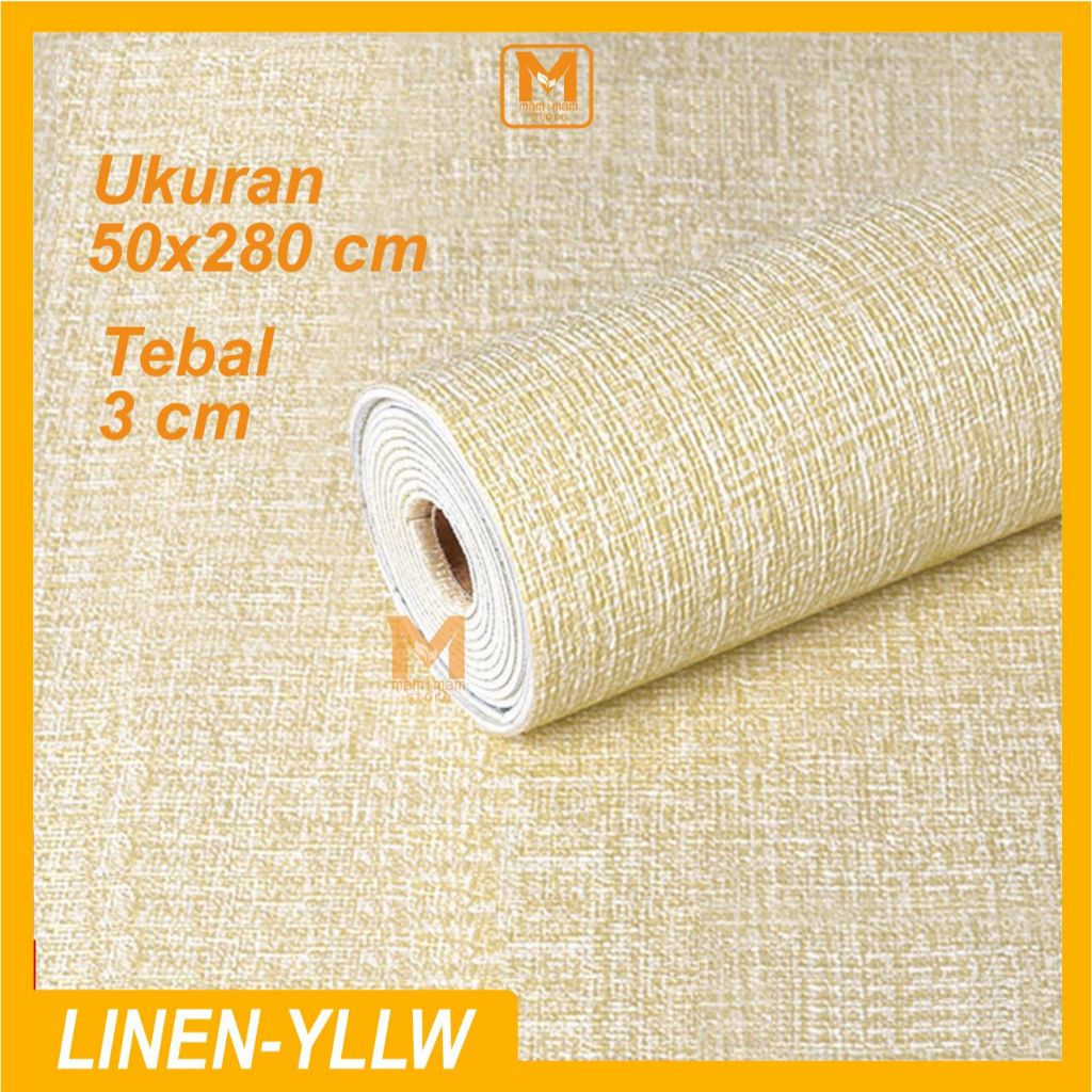 Jual Wallpaper Dinding Linen Roll Linen 280x50cm / Wallpaper Dinidng ...