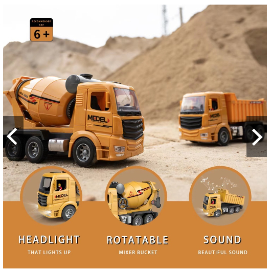 Jual Mobil Remote Control Molen 6 Channel RC Molen Mobil Angkut Pasir ...