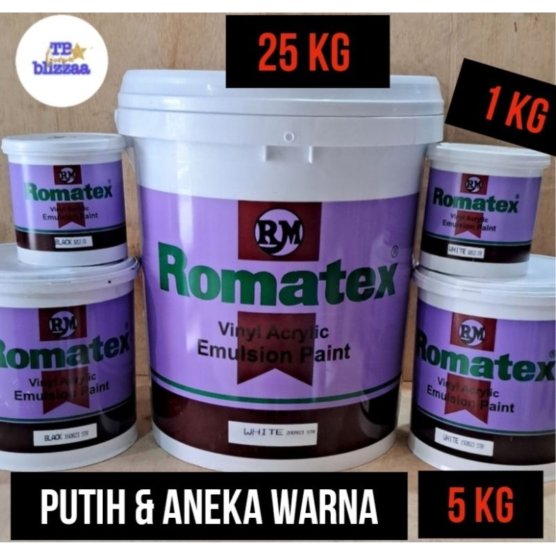 Jual Romatex 25kg Pail Romatex Interior Exterior 25kg Pel Kwalitas ...