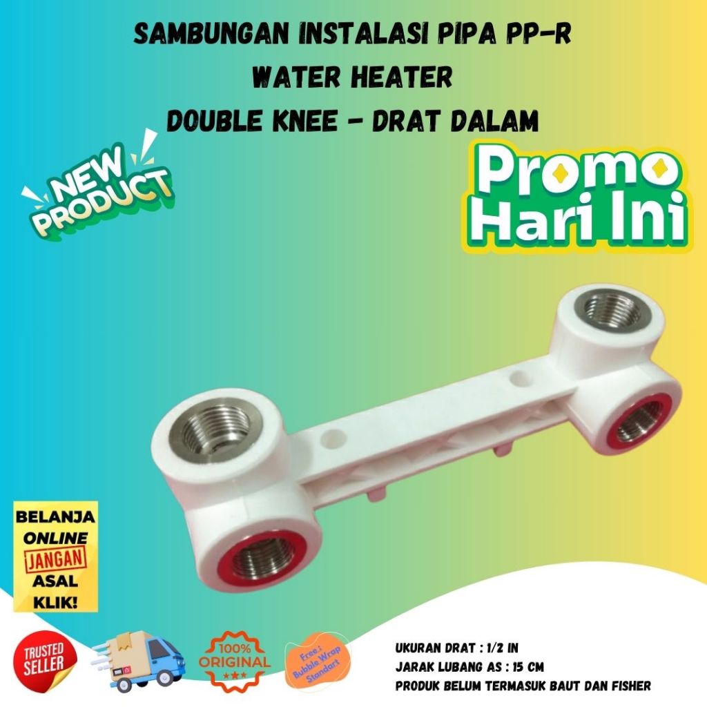 Jual Sambungan Instalasi Pipa Water Heater PPR Tanpa Bobok Tembok ...