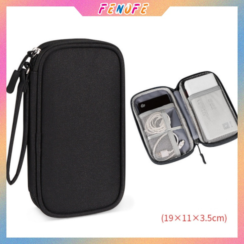 Jual Travel Organizer Bag Cable Storage Organizers Pouch Carry Case ...