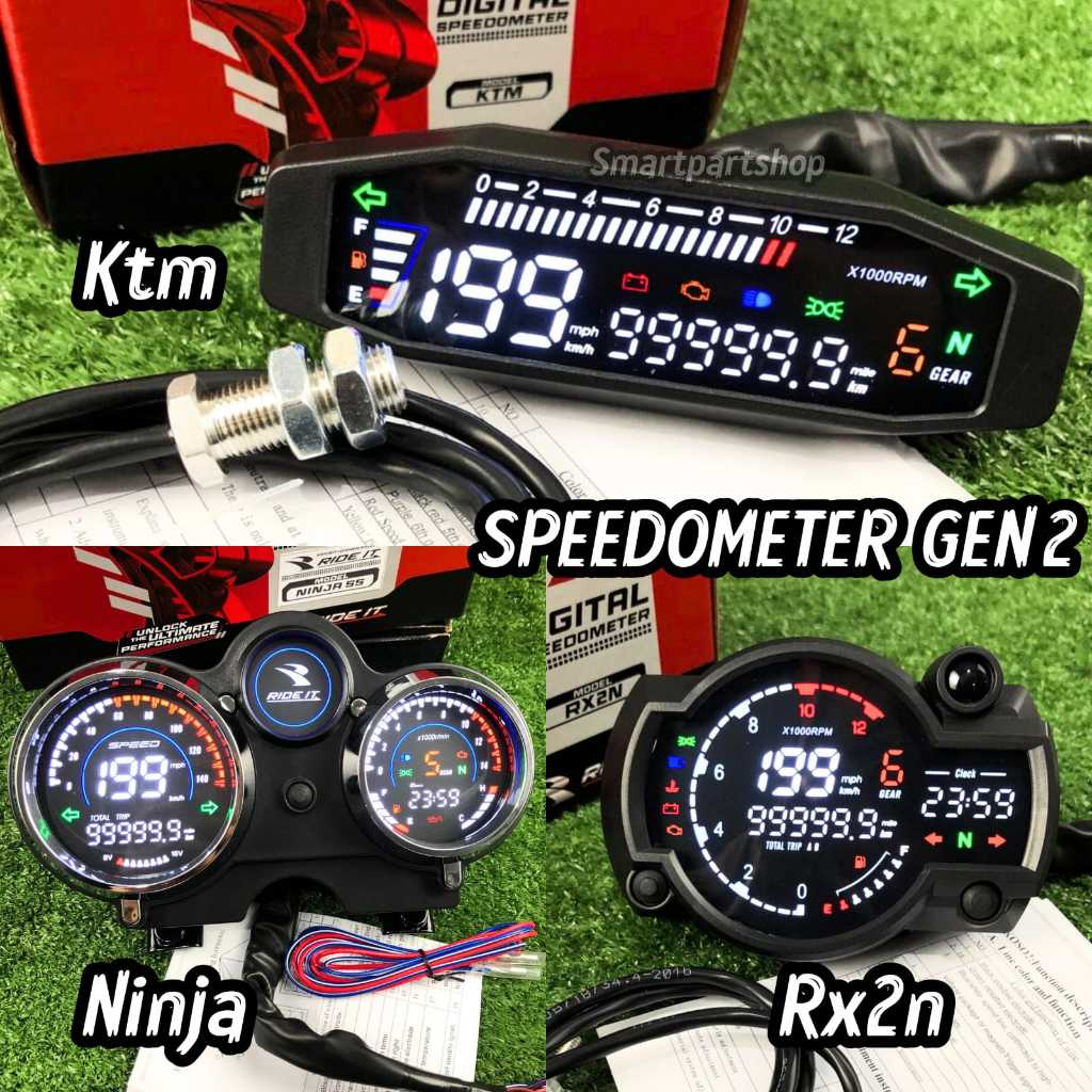 Jual RIDE IT SPIDO SPEEDOMETER GEN 2 FULL DIGITAL SET PANGKON CNC KTM ...