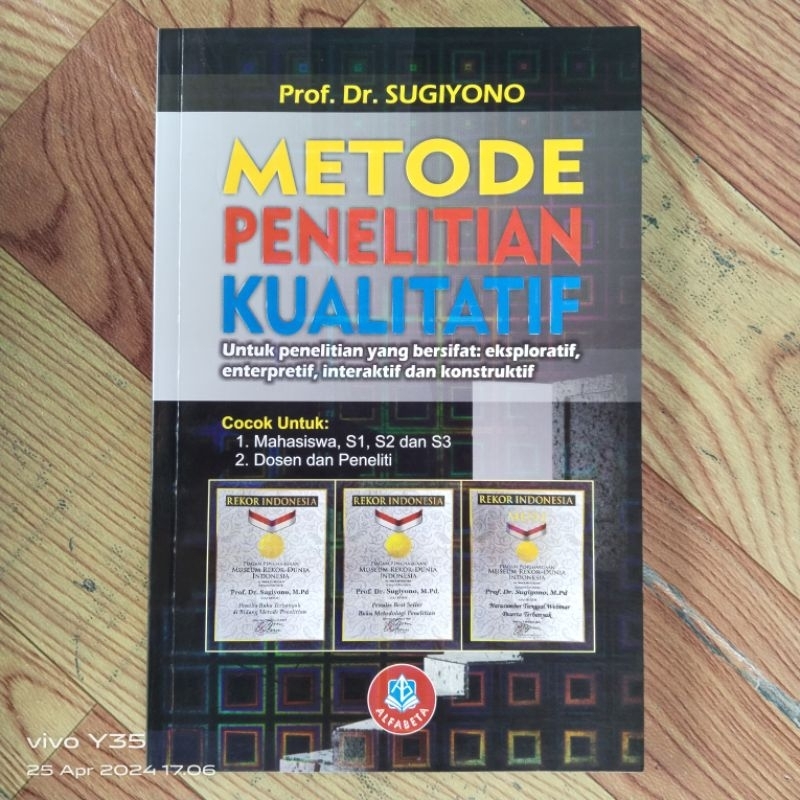 Jual Buku, METODE PENELITIAN KUALITATIF. (Prof. Dr. Sugiyono) | Shopee ...